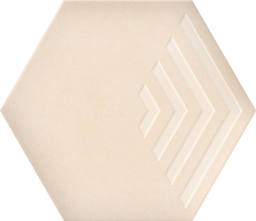 HEX M AVORIO A 15X17.3 NATURAL X 24PZ Ceramica en Colombia - Attmosferas